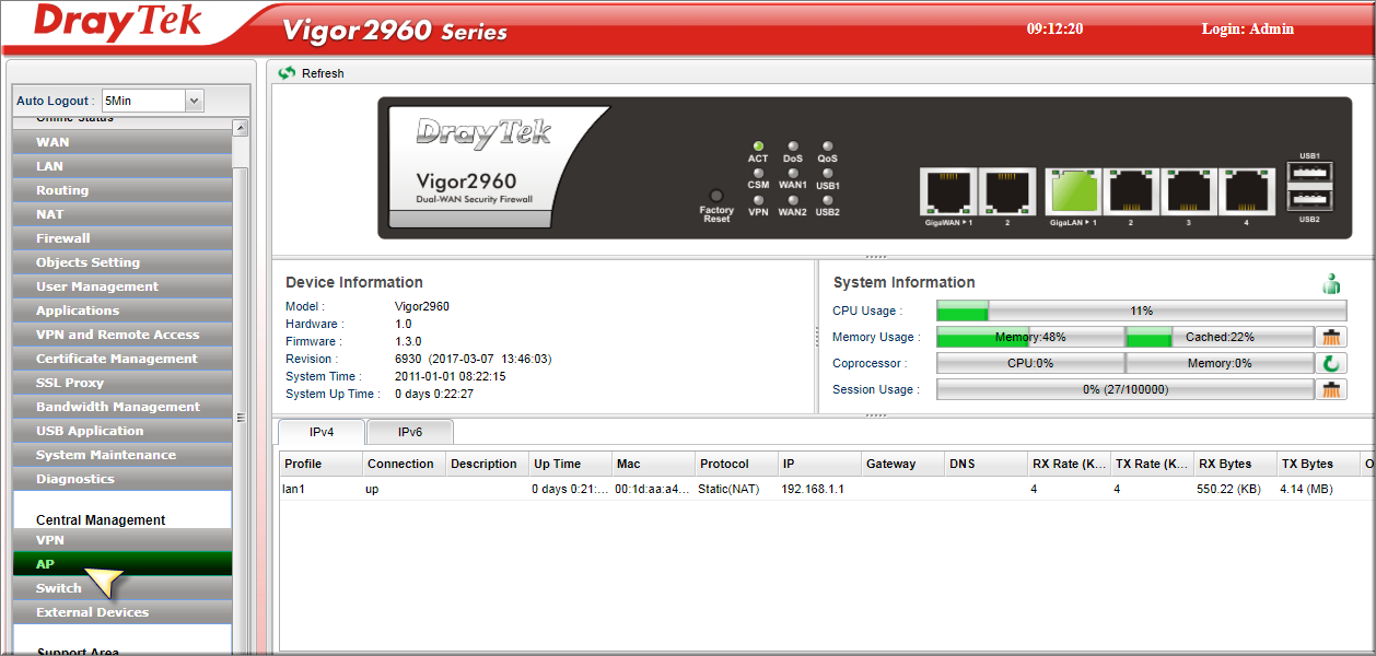 Vigor3900/2960/300B - Cấu hình tự động cho toàn bộ VigorAP trong mạng LAN | VigorAPM (Wireless ...